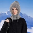 Balaclava Ski Hat Wind-Resistant Hat Cap Scarf for Women and Men ...