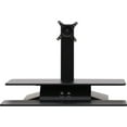 Lorell Sit-to-Stand Electric Desk Riser, Adjustable Height, Black ...