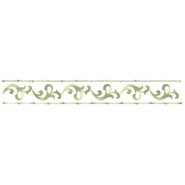 Crown Molding Wall Stencil SKU #3349 by Designer Stencils - Walmart.com