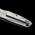 Titanium Folding Utility Knife with Clip Mini EDC Box Cutter Flipper ...