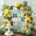 Bohemian Flower Patchwork Arch Backdrop Cover 6 FT, Spring Vintage ...