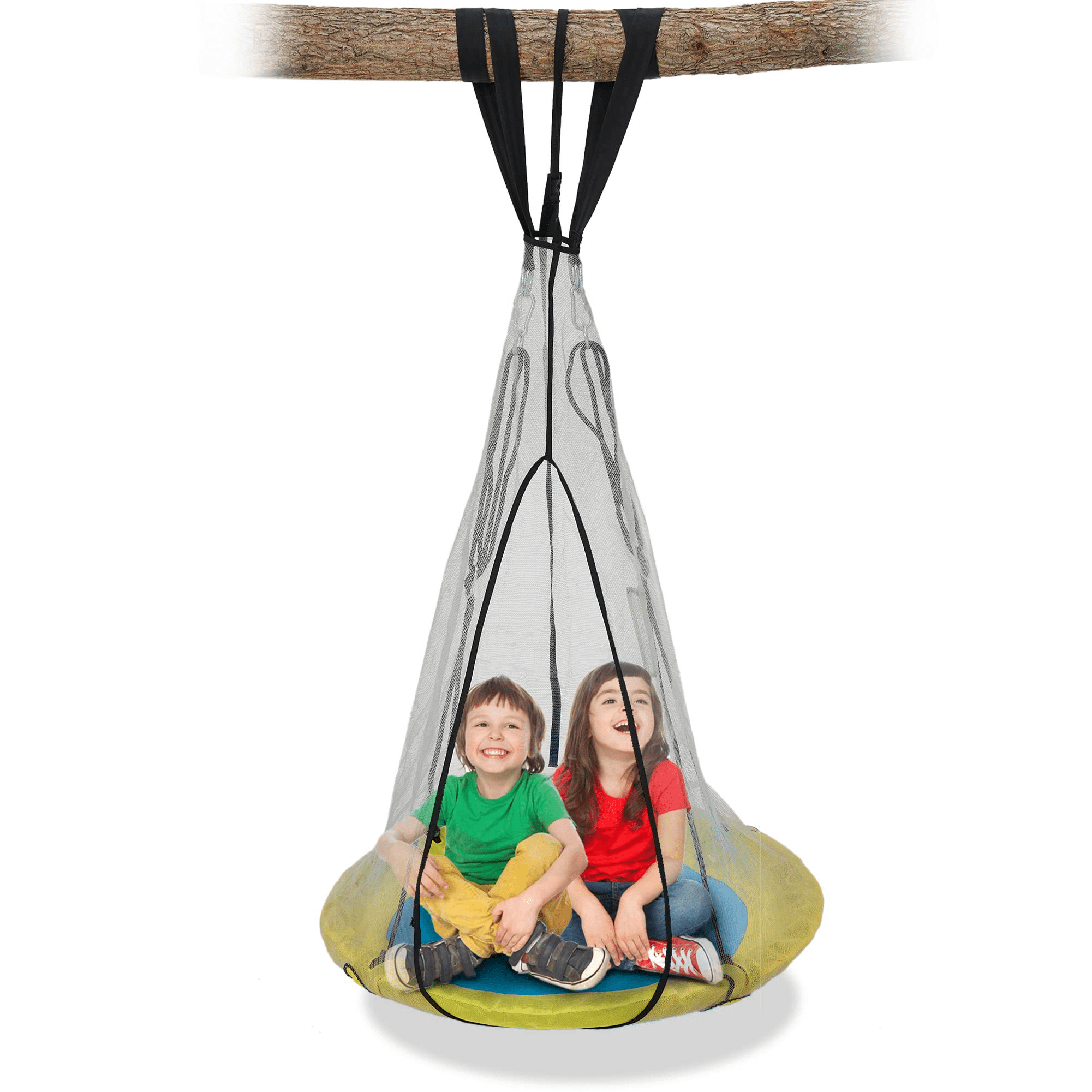 SkyBound 39" Saucer Tree Swing for Kids, Waterproof Flying Swing Seat ...