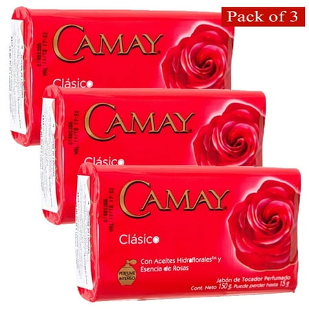 Camay Classic Red Bath Bar Soap 150g, Pack Of 3 | Walmart Canada