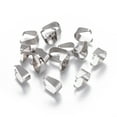 1000pc Resistant 201 Stainless Steel Snap on Bails Stainless Steel ...
