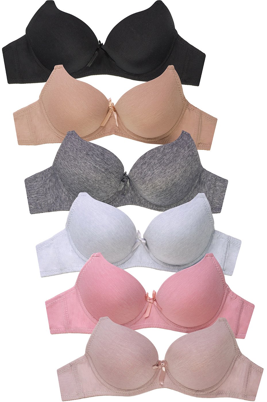 DailyWear Womens Everyday 6 Pack of Bras 4208P3, 40C - Walmart.com