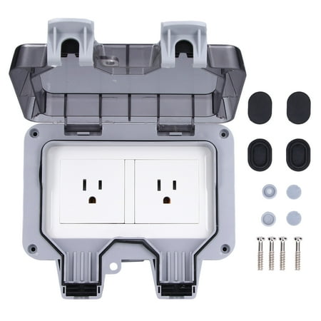 Outdoor Wall Socket,Outdoor Waterproof Socket Wall Power Distribution ...