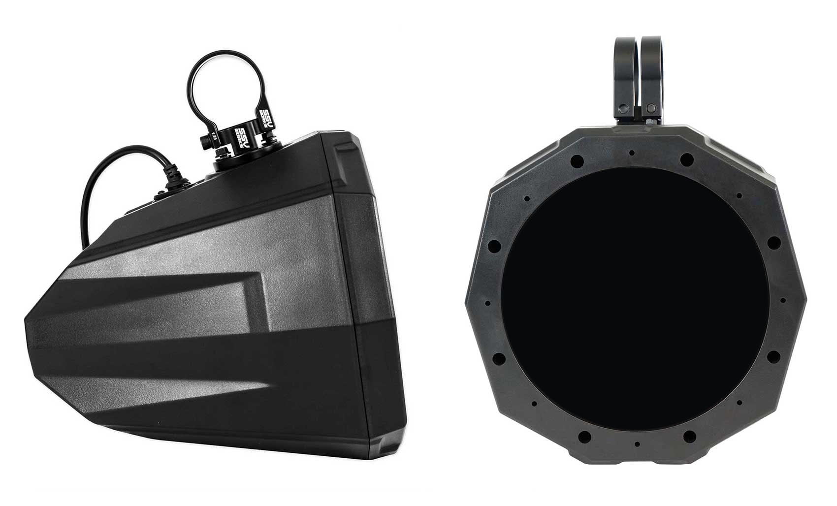 (2) SSV WORKS 8" Speaker Swivel Cage Pods w/ 1.85" Clamps For Can Am ...