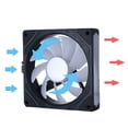 12CM Computer Chassis Cooling Fan PWM Temperature Control Fan ARGB ...
