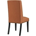 Modway Baron Dining Chair Fabric Set of 2 in Orange - Walmart.com