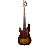 Sawtooth EP Series Left-Handed Electric Bass Guitar, Vintage Burst w ...