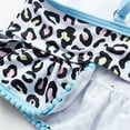 Childrens Leopard Print Swimsuit Girls Two Piece Tankini Set Kids ...