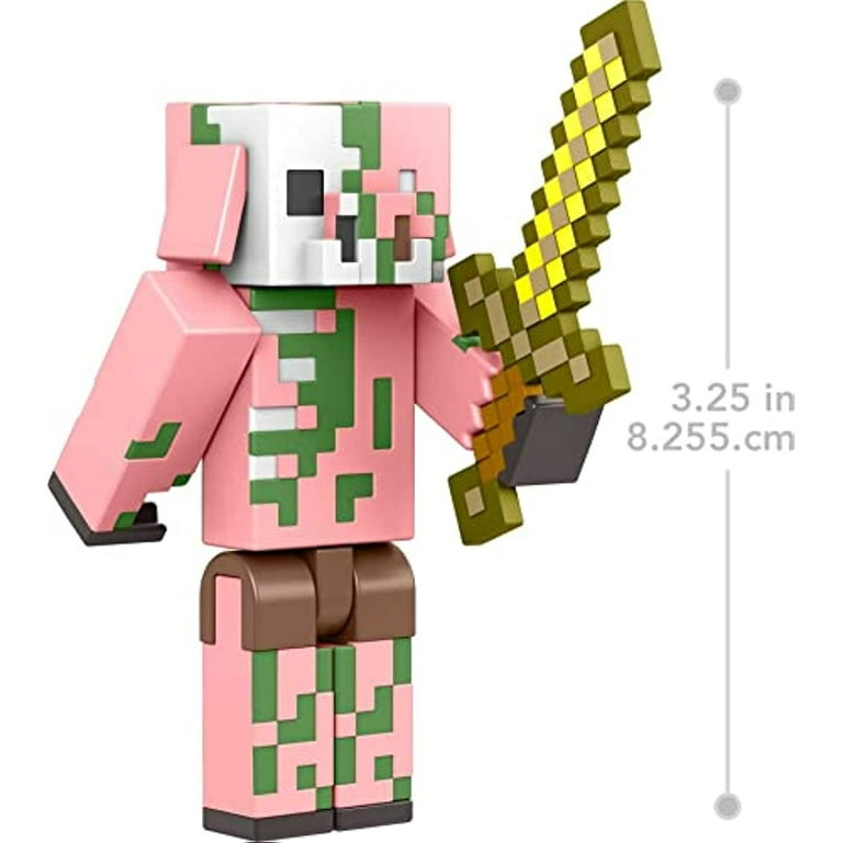 Minecraft Papercraft Zombie Pigman With Sword