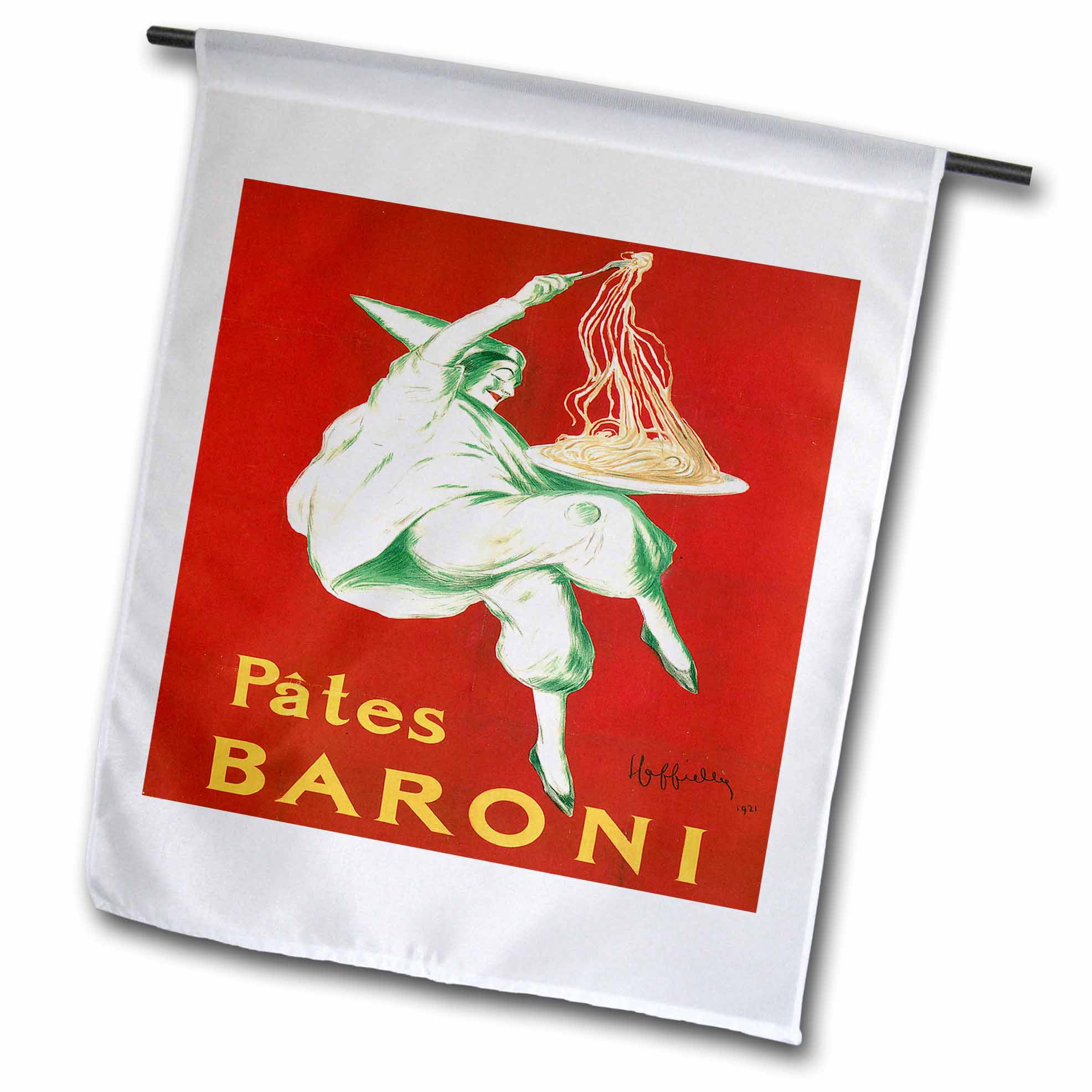 3dRose Vintage Pates Baroni Pasta Advertising Poster - Garden Flag, 12 ...