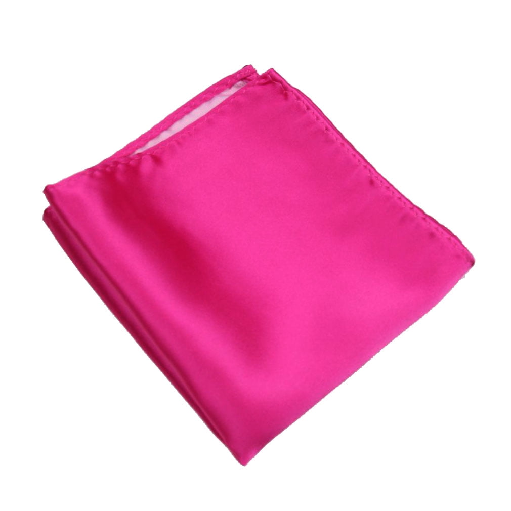 PS-ADF-34-Fuchsia Solid Color Men's Pocket Square - Walmart.com