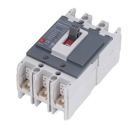 3P Circuit Breakers, 100A Adjustable Overload Protection Moulded Case ...