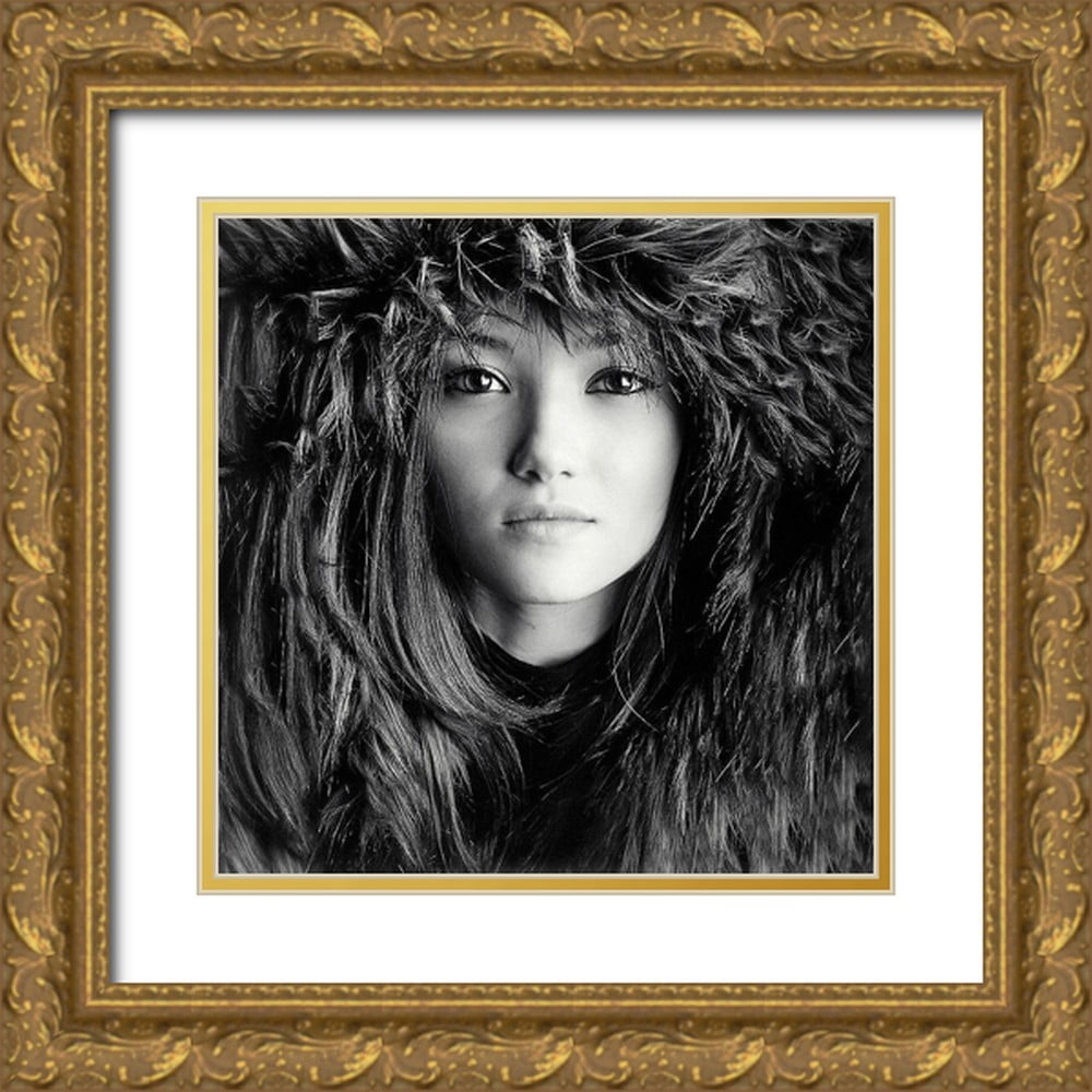 Hayman, Oren 26x26 Gold Ornate Wood Framed with Double Matting Museum ...