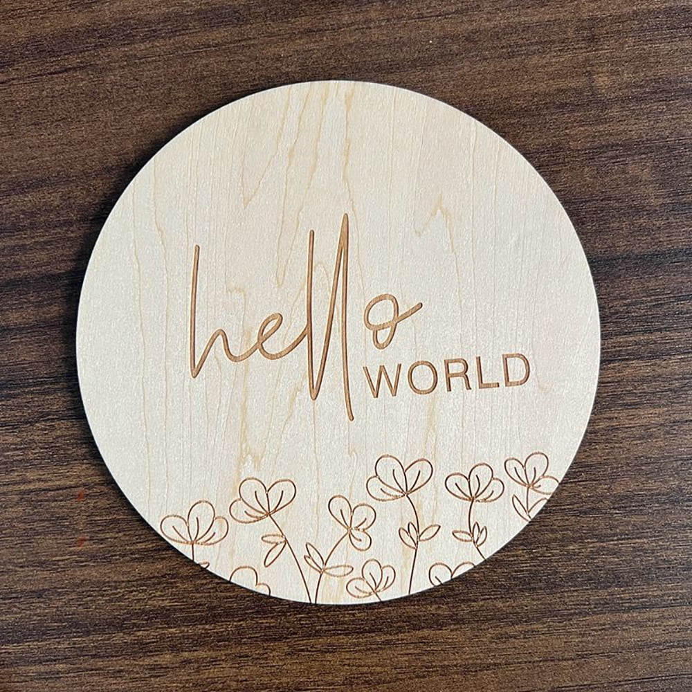 Joefnel Personalized Newborn Birth Announcement Sign -Adorable ...