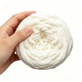 Blanket Yarn, Cream Chenille Yarn, Super Bulky Weight Yarn for Knitting ...