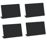 Isvgxsz Acrylic Mini Chalkboard Signs for Food,Black Mini Tabletop ...