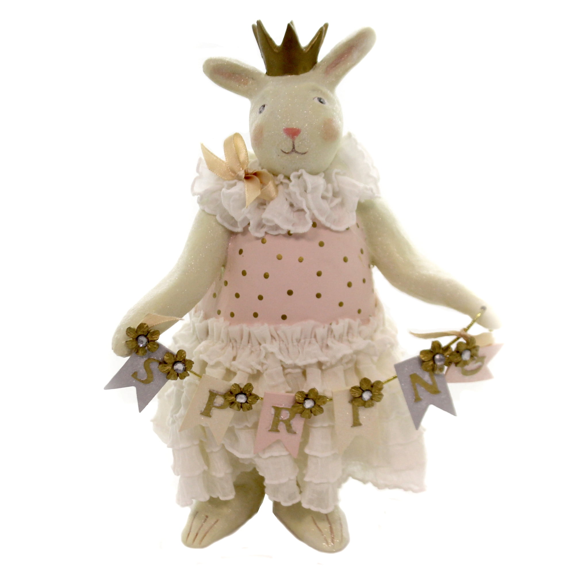 Easter BUNNIELLA Polyresin Spring Bunny Rabbit Crown 55228 - Walmart.com