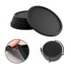 Drink Coasters with Holder Sets of 6 Black Coasters for Drinks ...
