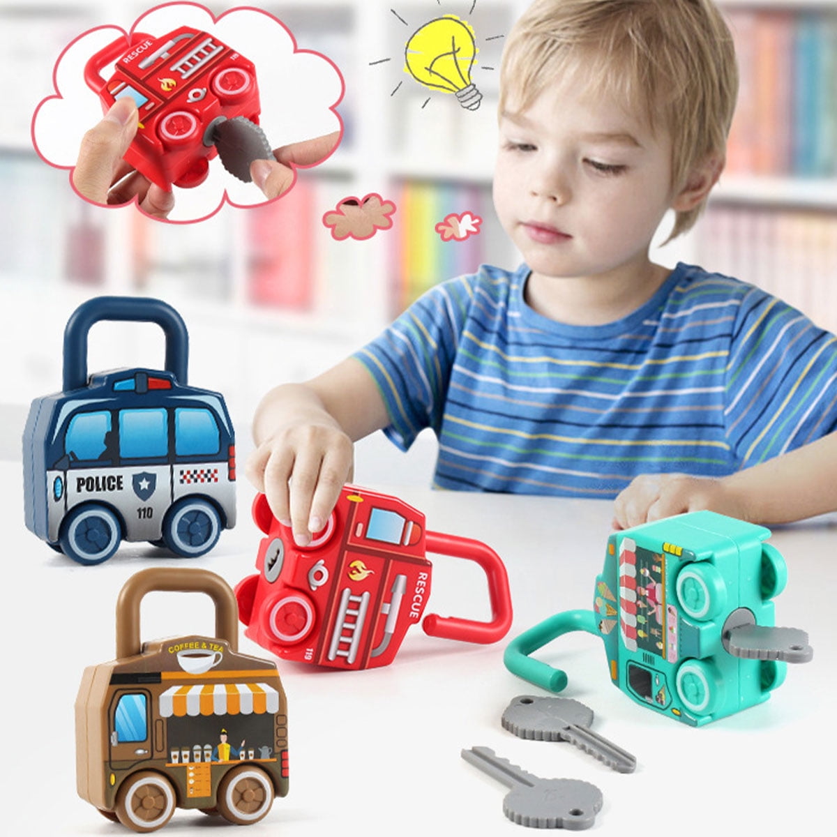 ODOMY Toys For 3 4 Year Old Boys Girls 6 Pcs Unlocking Toys And odomy-toys-for-3-4-year-old-boys-girls-6-pcs-unlocking-toys-and