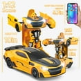 YTIANMI Remote Control Car Transform Toys 1:12 Scale with Gesture ...