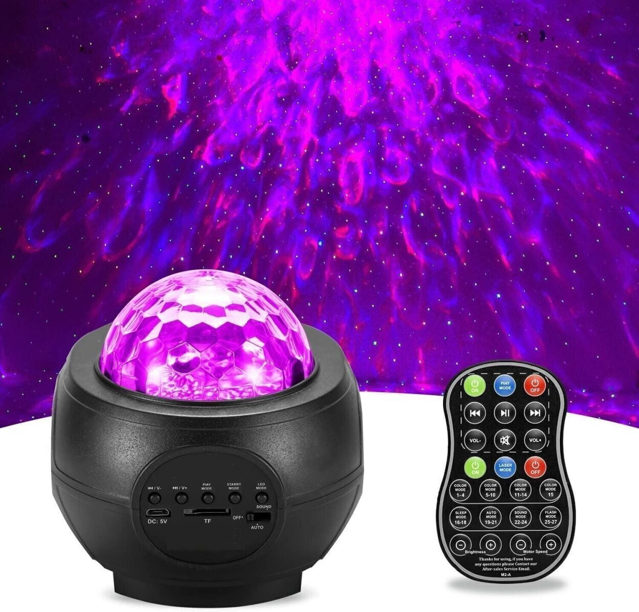 Galaxy Starry Night Light Laser Star Projection Lamp LED - Walmart.com
