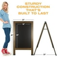 Excello Global Products Sandwich Board Sidewalk Chalkboard Sign 40x23 ...
