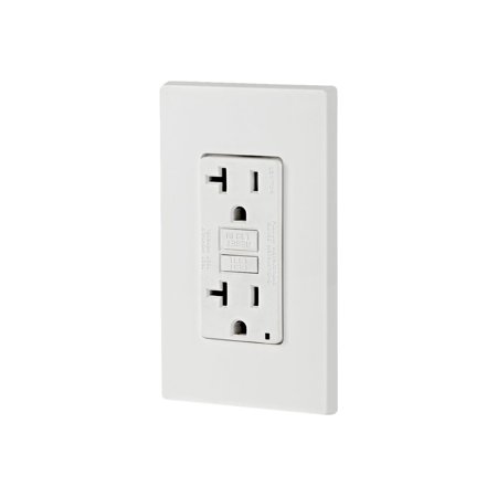 Leviton GFTR2-W - SmartlockPro Self-Test GFCI - power socket-outlet ...