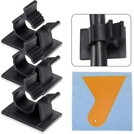 FanShow 50Pcs Adjustable Adhesive Cable Clips, Premium Adhesive Self ...
