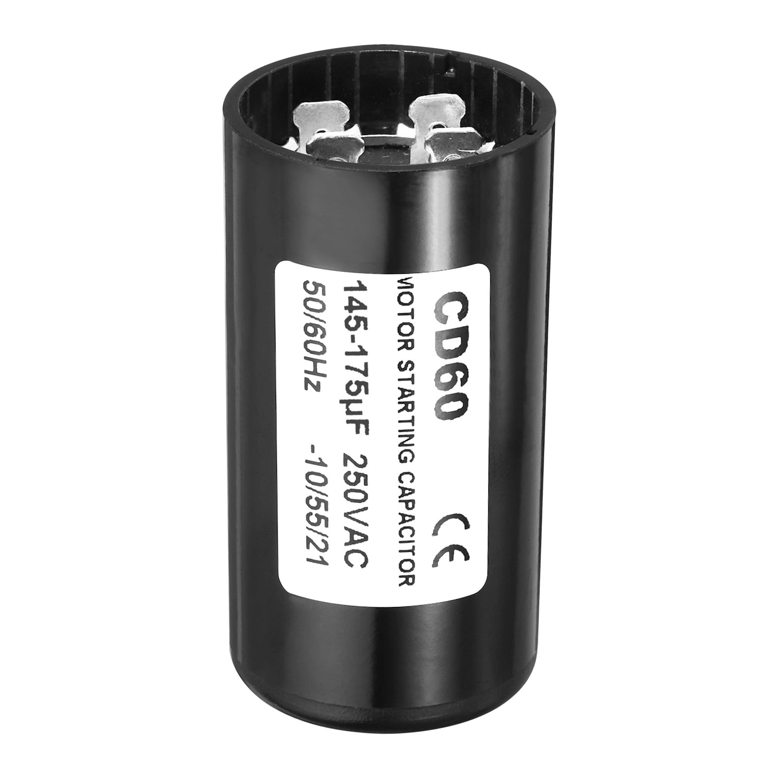 Uxcell 145-175uF/Mfd 250VAC 50/60Hz Motor Start Capacitor CD60 Run ...