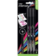 BIC Intensity Pro Marker Pen, Fine Point (0.5mm), Black, 12-Count ...