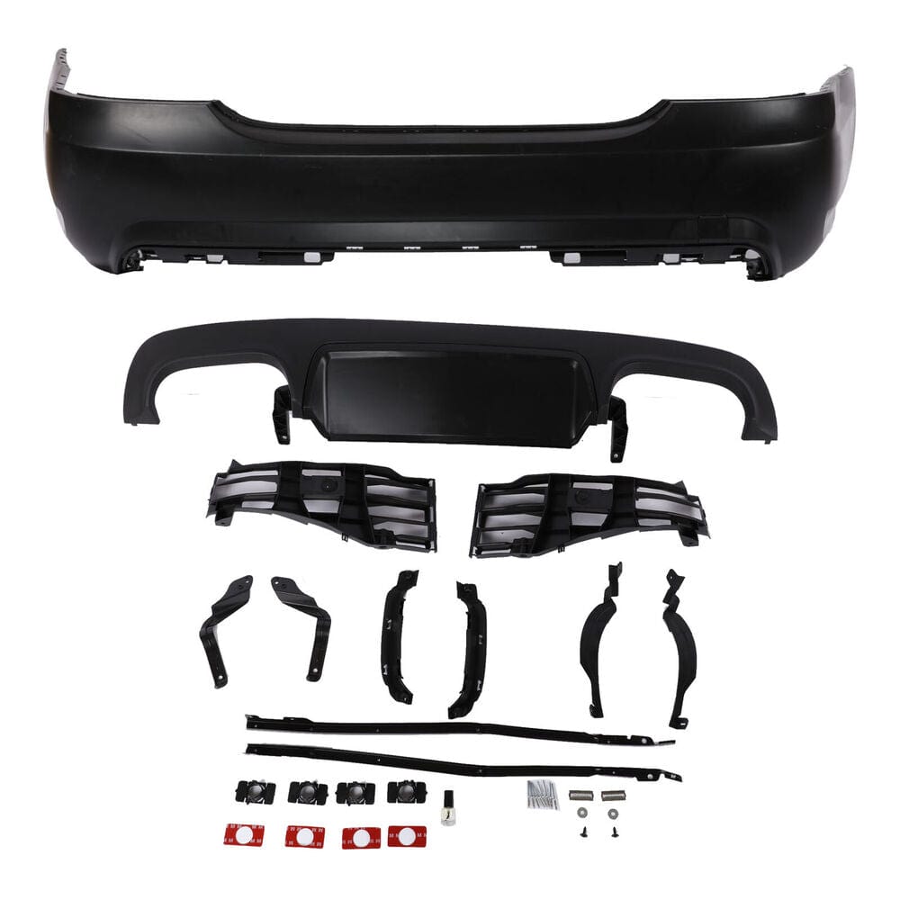 Mercedes-Benz AMG Style Unpainted Rear Bumper Cover W/Lip W/o PDC for S ...
