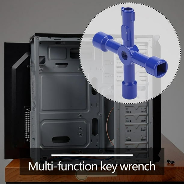 Llave de llave cruzada universal multifunción para puerta de armario de ...