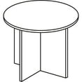 HON Foundation Round Conference Table, 47 Dia x 29 1/2h, Pinnacle ...