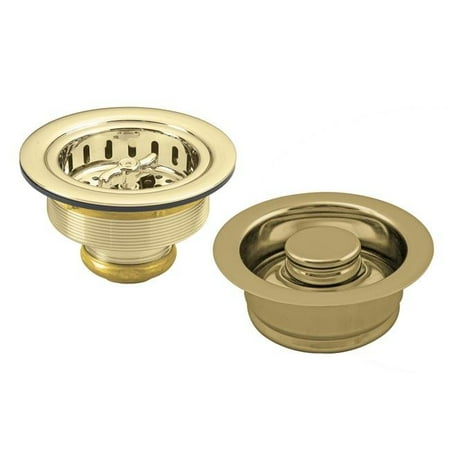 Wing Nut Style Large Kitchen Basket Strainer with InSinkErator Style ...