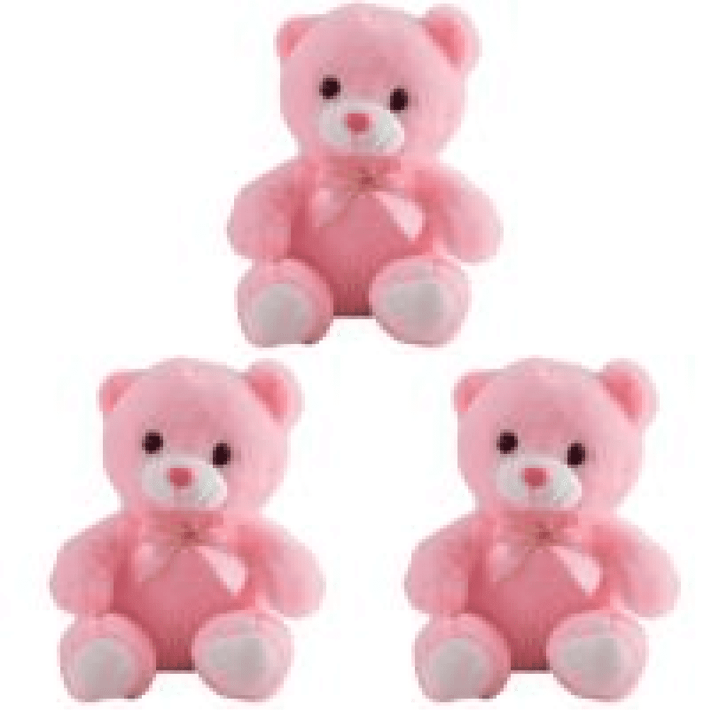 Oso Peluche Con LED Funciona Pilas para Cumpleaños Día La Madre () Rosa ...