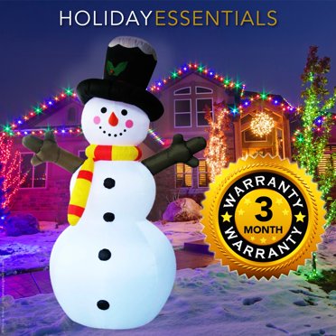 Comin DJ-SD-20159 10 ft. Three Stacking Snowman with Hats Light Up ...
