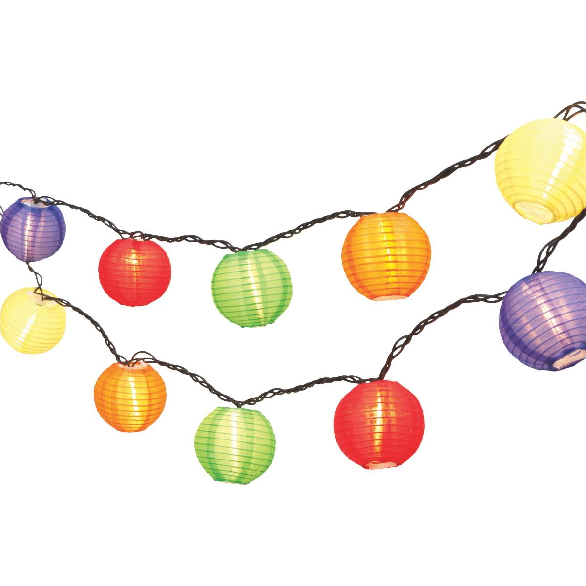Everlasting Glow Colorful Lantern String Lights - Walmart.com