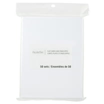 12 Packs: 10 ct. (120 total) 4.25" x 5.5" White Frame Cards & Envelopes ...