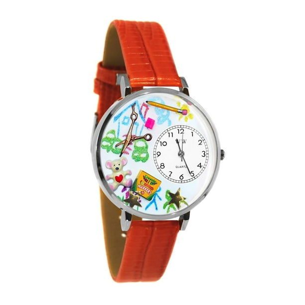 Whimsical - Preschool Teacher Watch in Silver (Large) - Walmart.com ...