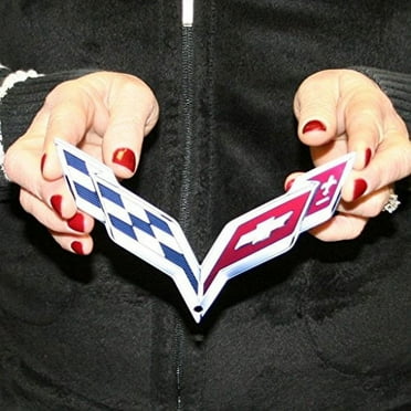 C3 CORVETTE 75-79 L-82 HOOD EMBLEMS OFFICIAL GM RESTORATION EMBLEM BOTH ...