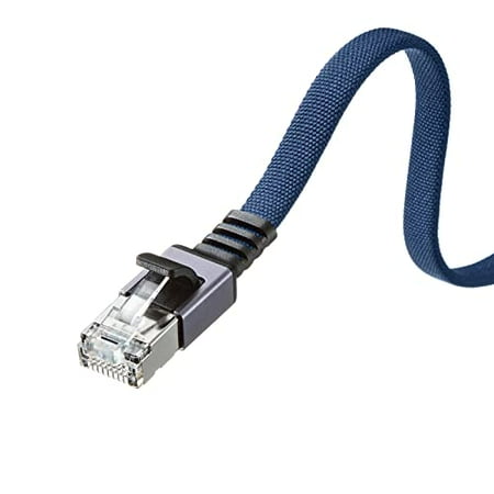 Sanwa Supply LAN Cable CAT6A Mesh Flat 10Gbps / 500MHz Gigabit Ethernet ...