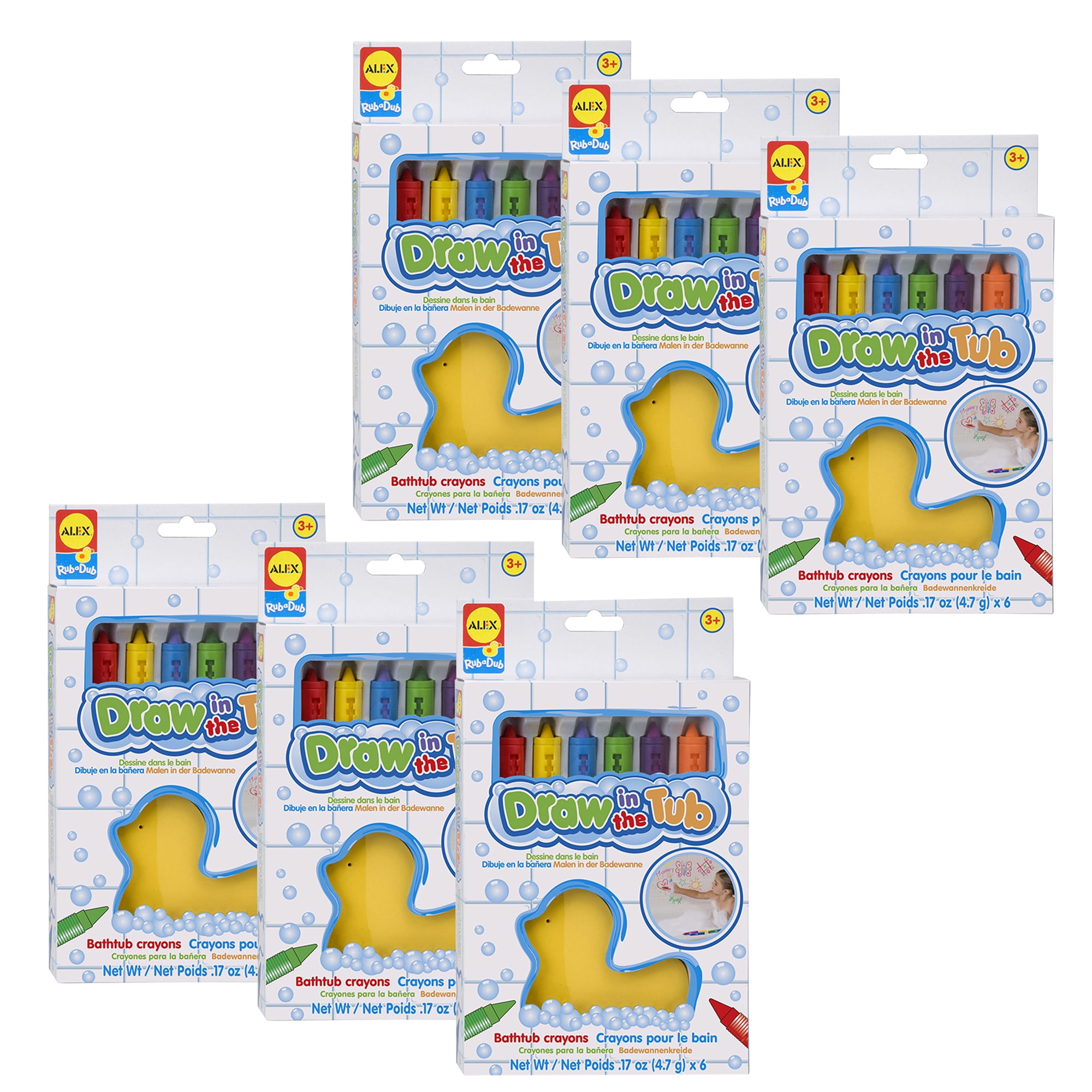 ALEX Toys Rub a Dub Draw in the Tub Crayons, 36 Pieces - Walmart.com