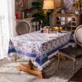 ARTABLE Printed Tablecloth Waterproof Oilproof Vintage Lace Boarder ...