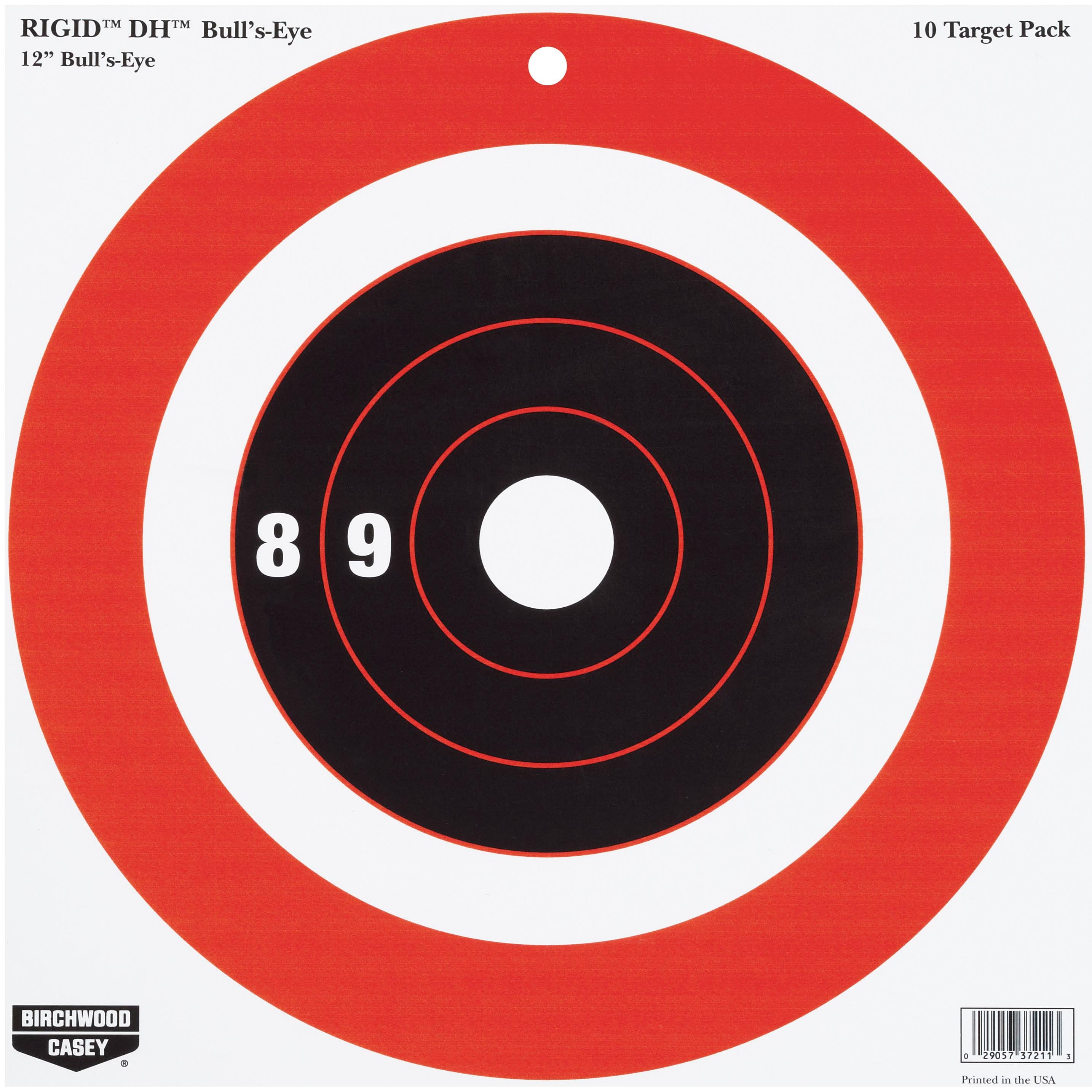 Birchwood Casey Rigid DH Bull's Eye Target 12" (Per 10) - Walmart.com