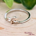 ELANZAA JEWELS- Silver Wave Ring 925 Sterling Silver Band | Minimalist ...