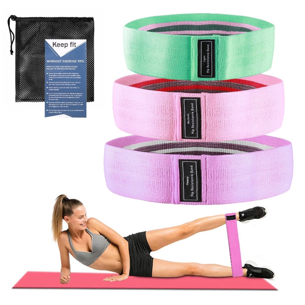 Click here for Lvcheng 3 Pack Squat Resistance Bands Yoga Stretch... prices