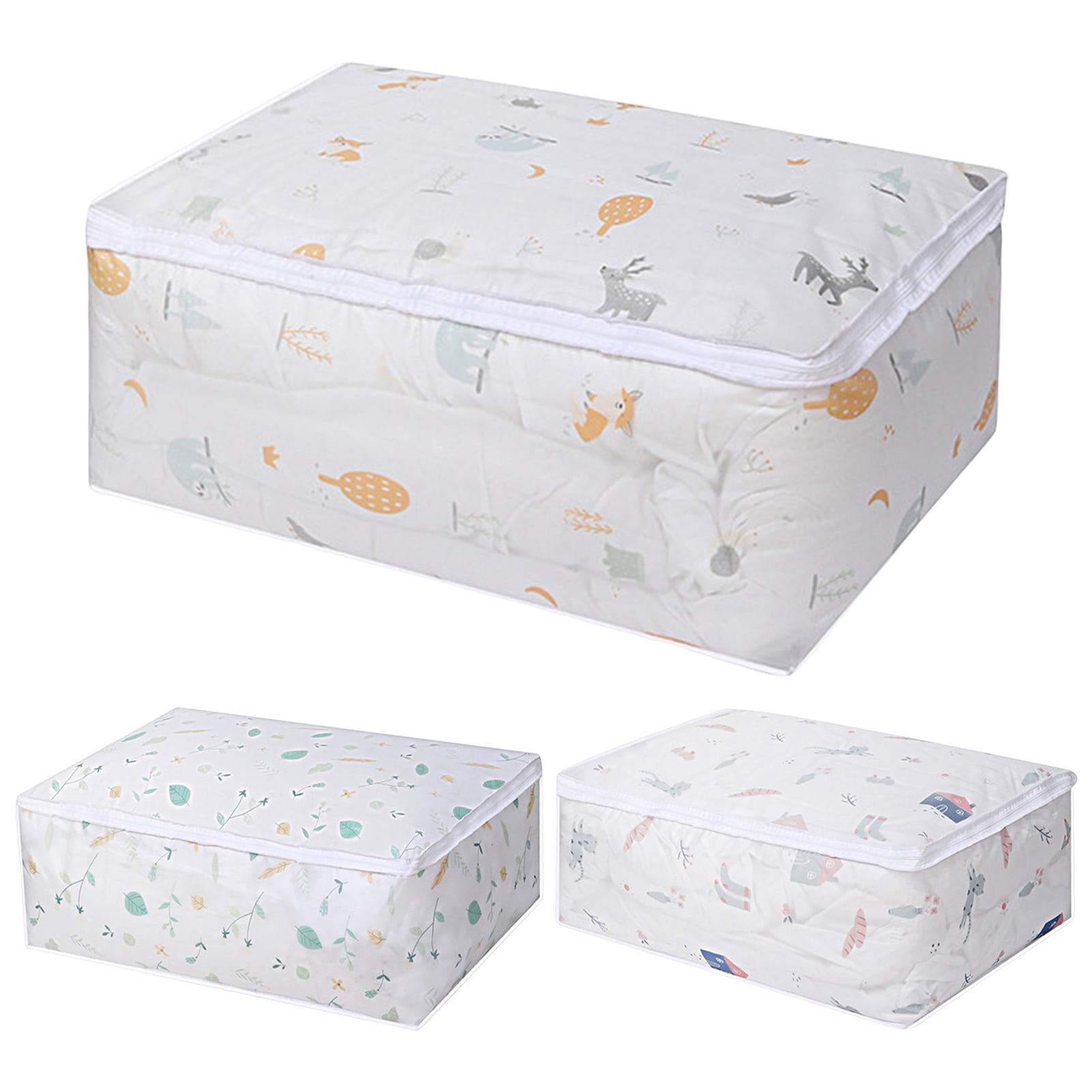 Bobasndm Clear Zippered Storage Bags for Linens,Blankets,Duvet Covers ...